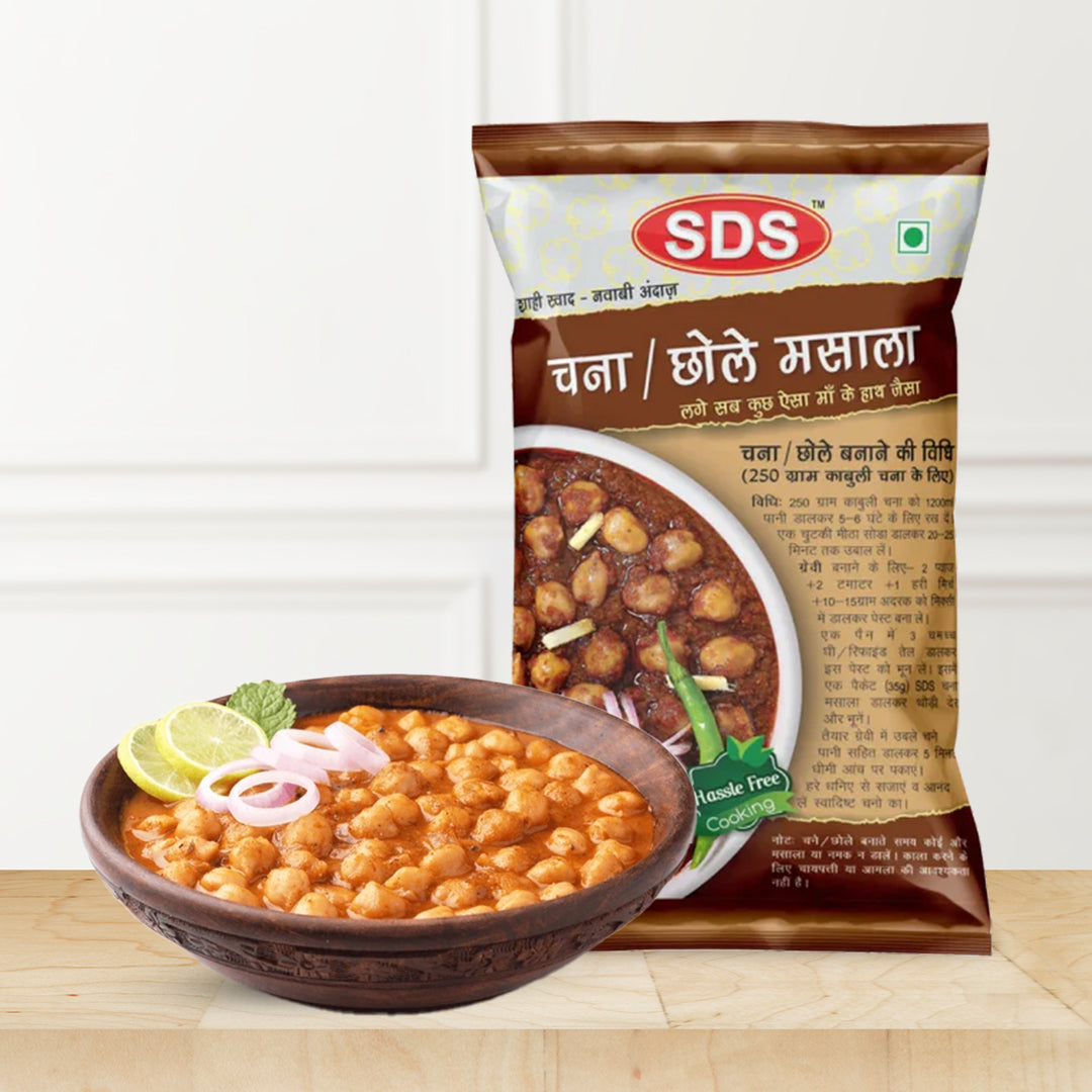 Buy Chana Chole Masala 70gm Packet Online with SDS Masala – SDS MASALA